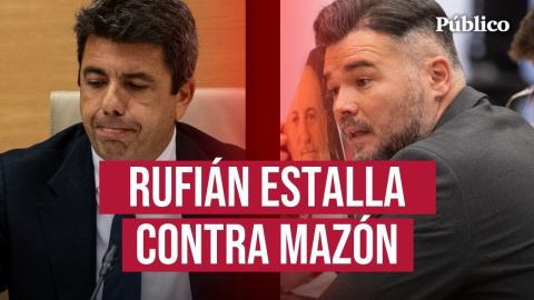 Rufián deja fuera de sí a Mazón en el Congreso: "Se comportó como un ...