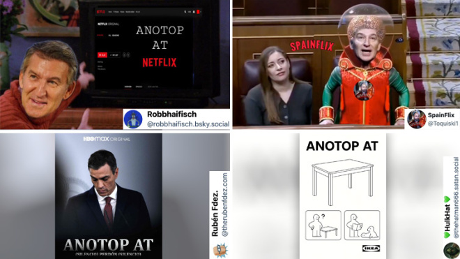 Los memes más descacharrantes con el cortocircuito de Feijóo: "'Anotop ...