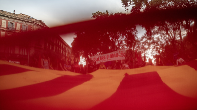Detienen a un activista que protestaba contra la toma de posesión de un ...