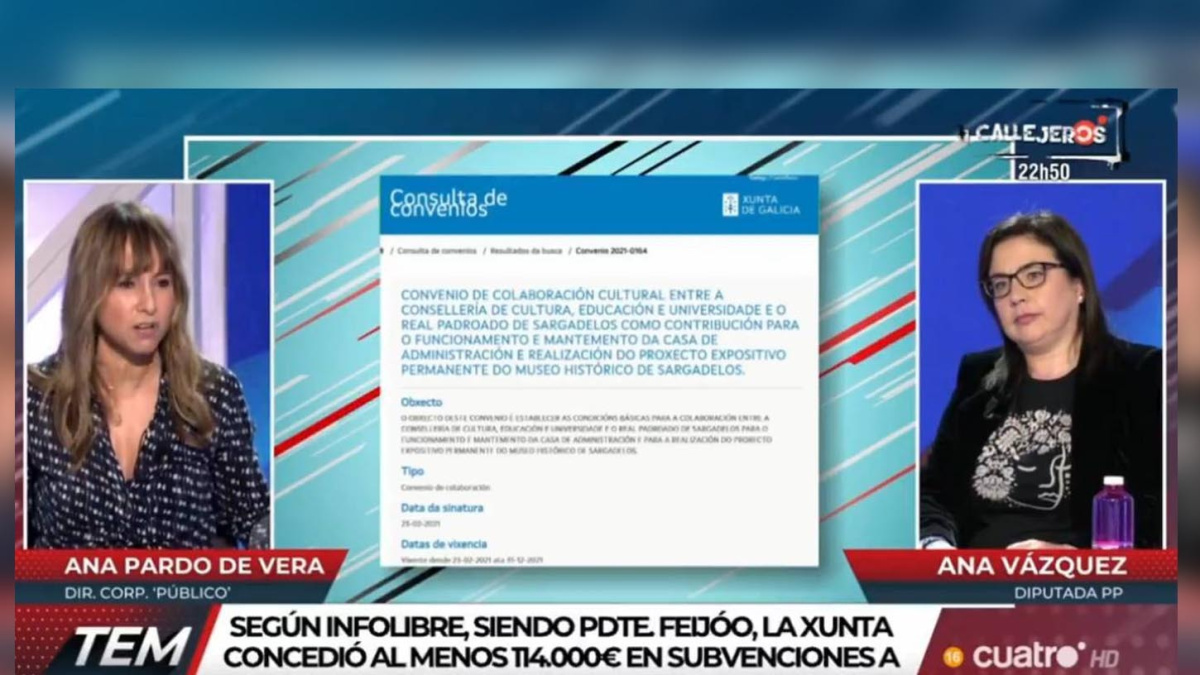 Una diputada del PP ataca a Ana Pardo de Vera con su hermana por ...
